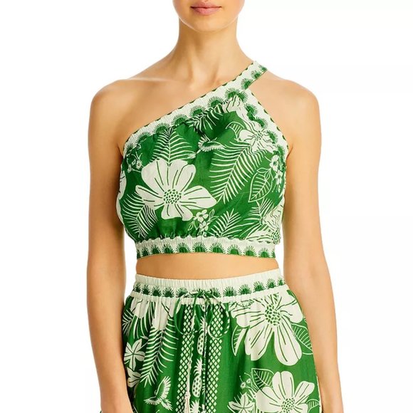 FARM Rio | Tops | Farm Rio Macaw Elegance Cropped Top | Poshmark